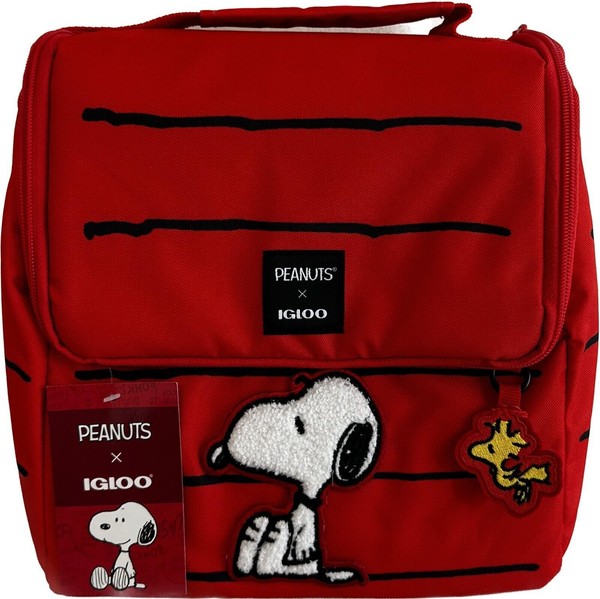 IGLOO Peanuts Snoopy's Red Dog House Insulated 16 Can Lunch Bag Old ...
