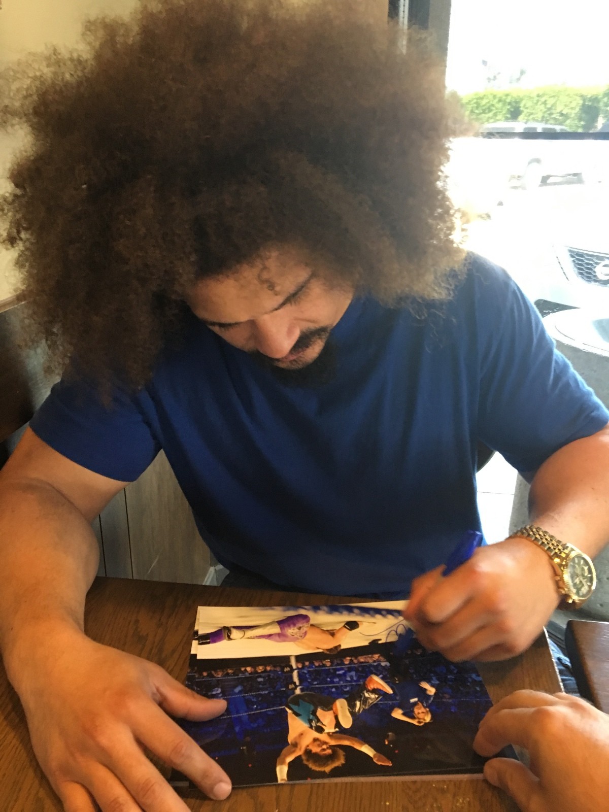 Carlito Colon 8x10 Signed WWE Wrestling Promo Photo Autographed ...
