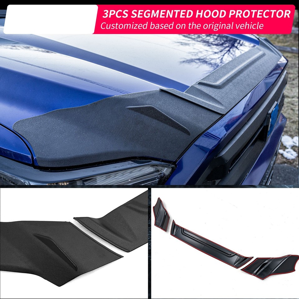Hood Protector For 2024 2025 Toyota Tacoma 4Runner ABS Hood Shield Bug ...
