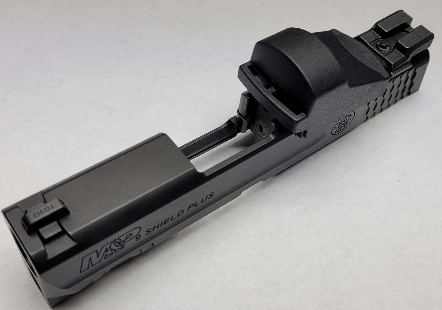 S&W M&P SHIELD PLUS 9mm Optics Ready Slide CT Red Dot NIGHT Sights ...