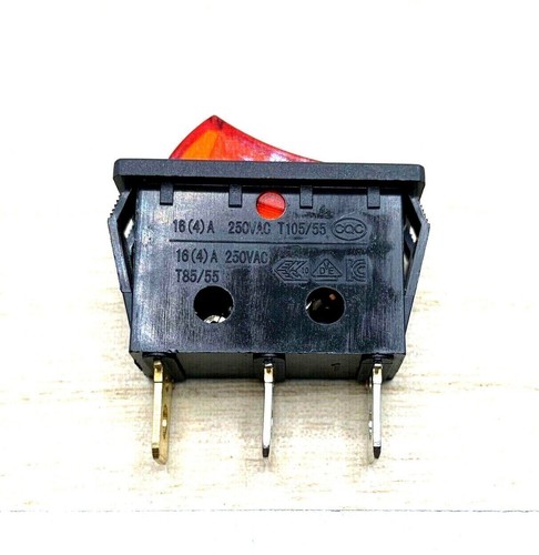 LECI RS606B-101N011CRB 3Pins 2Positions 16(4)A 125/250VAC T85/125 Rocker Switch | eBay