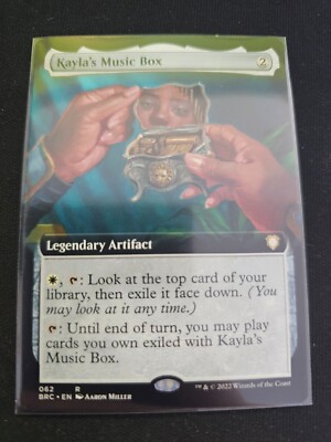 MTG - Kayla's Music Box Ext Art - Brothers War Commander #062 | eBay
