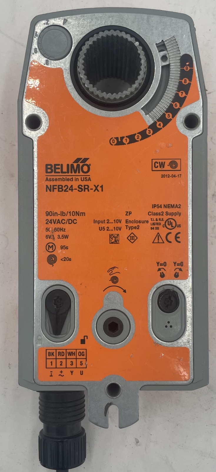 Belimo NFB24-SR-X1 Spring Return Valve Actuator | eBay