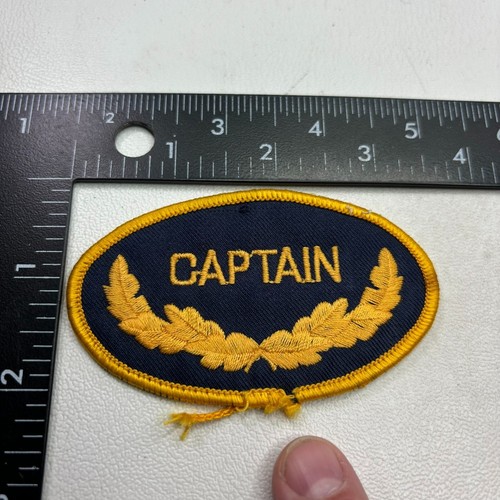 DAMAGED BOTTOM! US Navy CAPTAIN Patch (military) 46NM | eBay