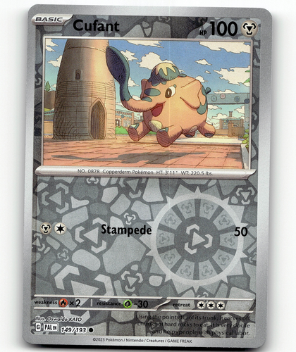 Pokemon Cufant Reverse Holo Paldea Evolved 149/193 | eBay