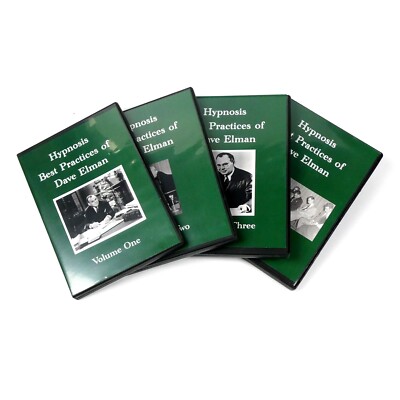 HYPNOSIS BEST PRACTICES OF DAVE ELMAN 4 DVD Rapid Induction ...