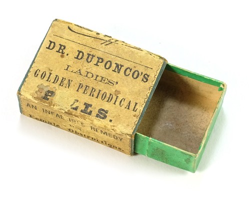 1860s Dr Duponco's Ladies' Golden Periodical Pills Antique Advertising ...