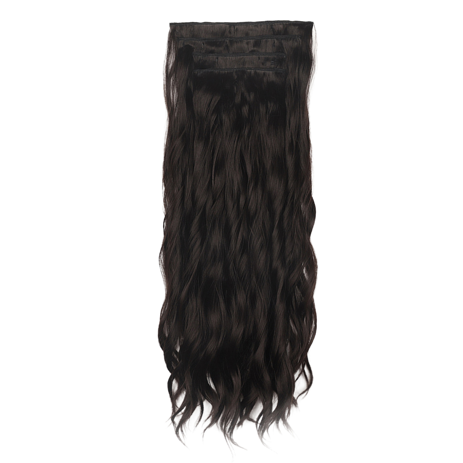 1 Set 55cm Curly Hair Extension Natural Look Styling Tool Long Wavy ...