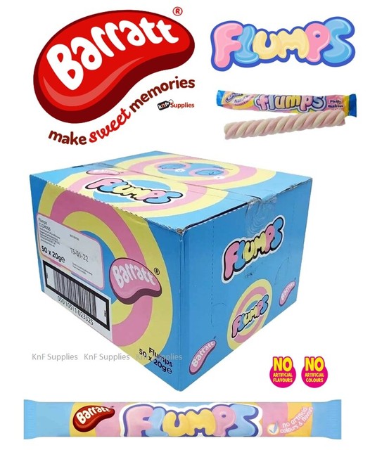Barratt Flumps Twist Wrapped Marshmallow Sweets 80 X 12g for sale ...