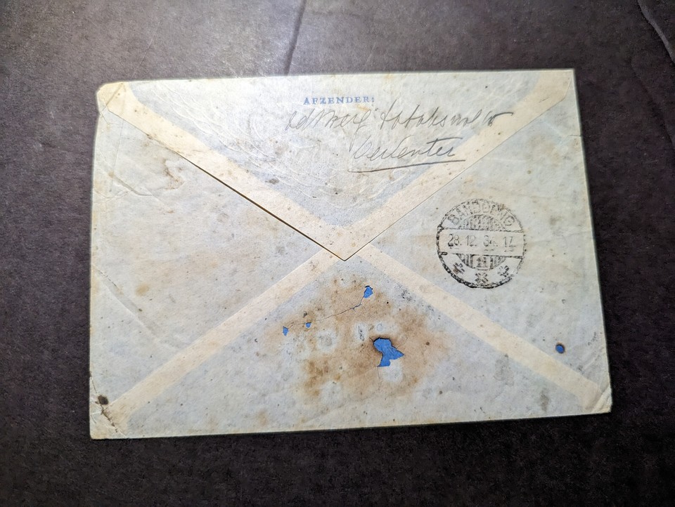 1934 Netherlands Airmail Cover Deventer to Bandoeng Java Dutch East ...