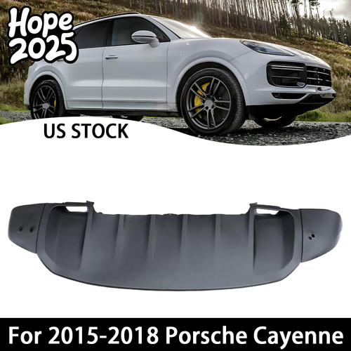 For 2015-18 Porsche Cayenne Front Bumper Lower Air Deflector Spoiler ...