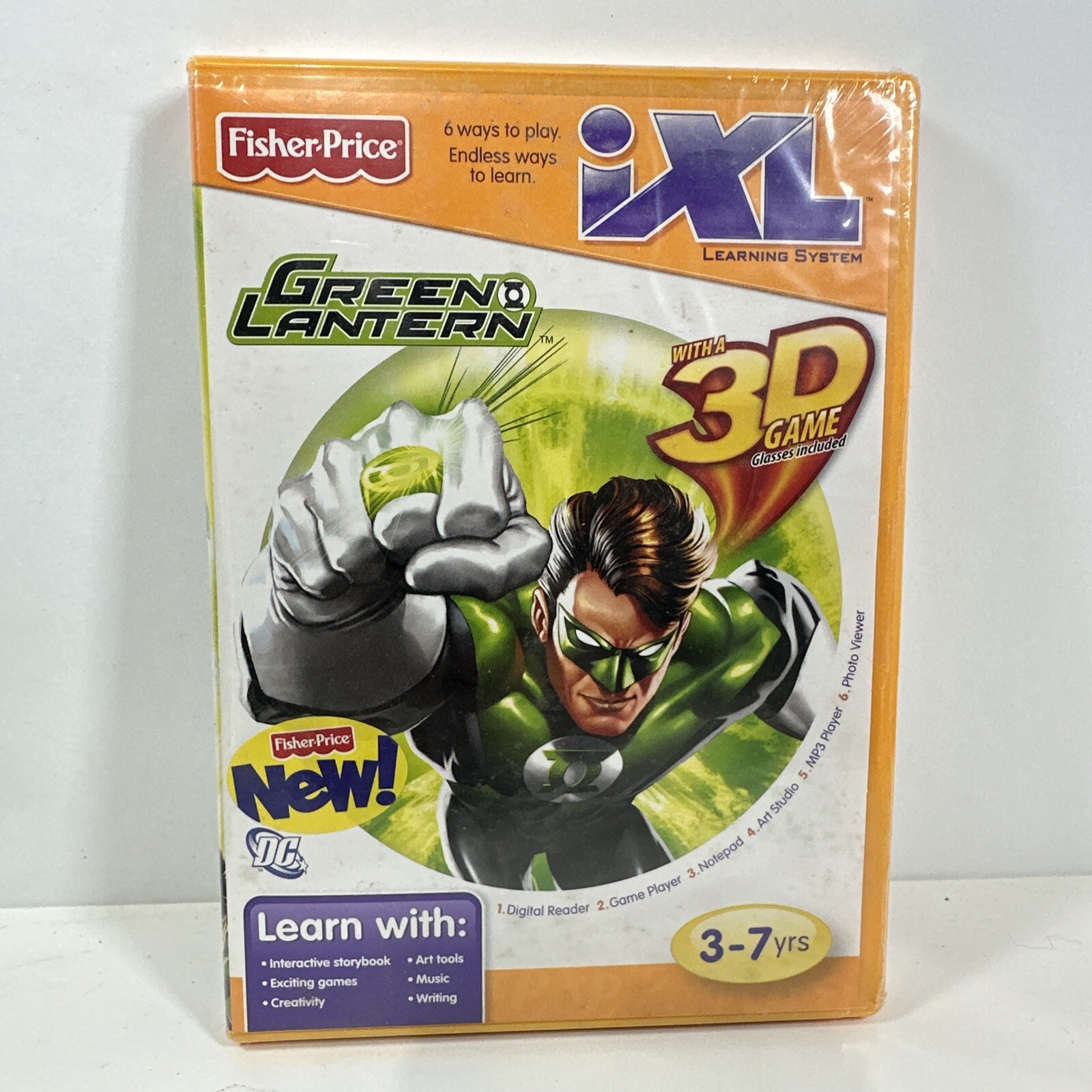 New & Sealed! Fisher Price iXL Learning System Software Green Lantern ...