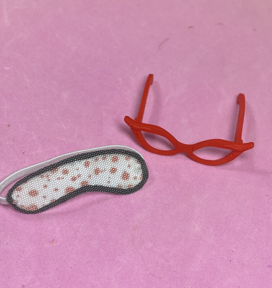 Monster High Ghoulia Dead tired Mask + Glasses Set accessories doll ...