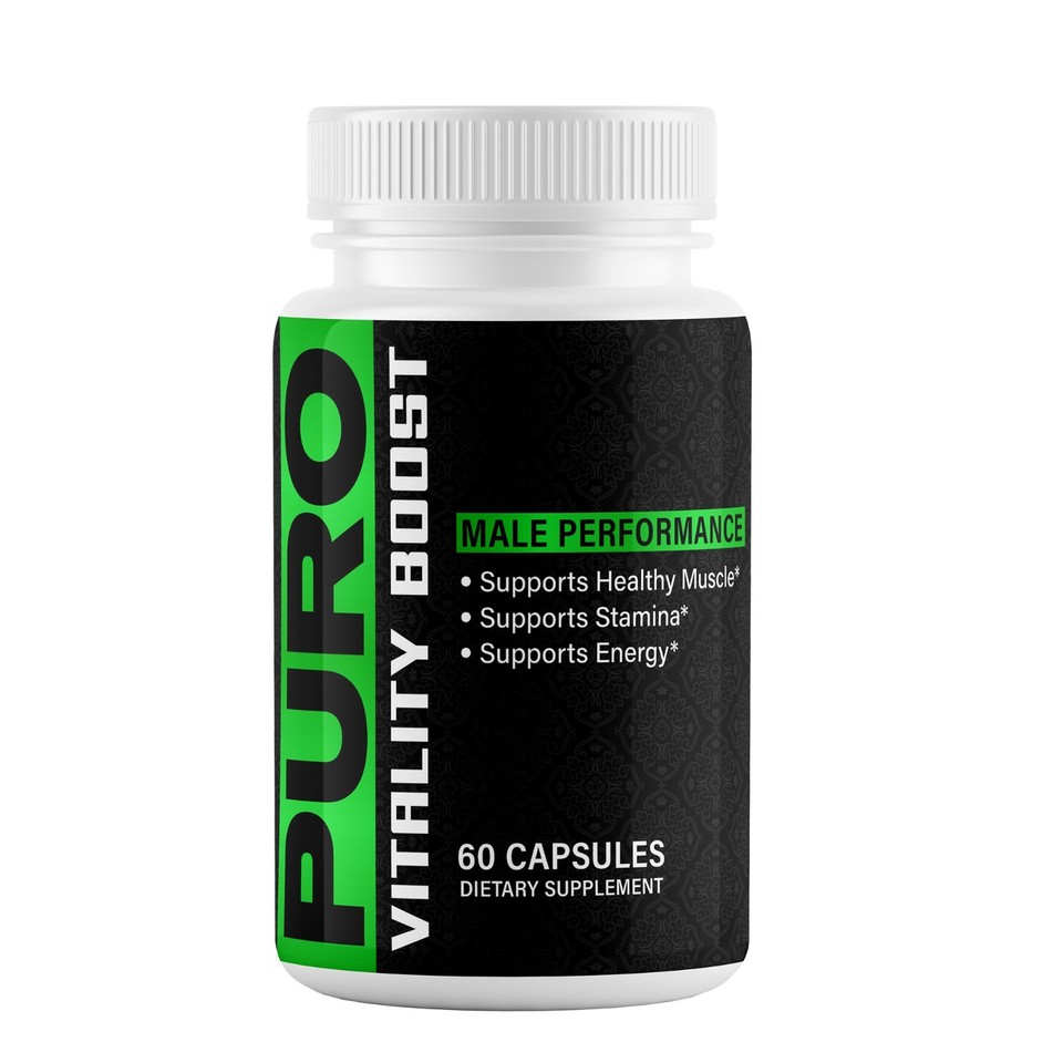 (3 Pack) Puro Vitality Boost MEN Vitality Boost Male Enhancement ...