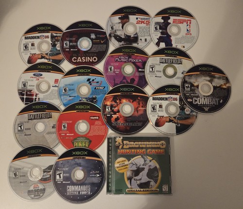 Original Xbox Game Lot Bundle. Untested Lot Loose Discs. As Is ...