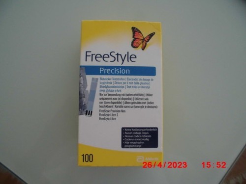 Blutzucker-Teststreifen,"FreeStyle - Precision",100 St.Haltbar:30.09. ...