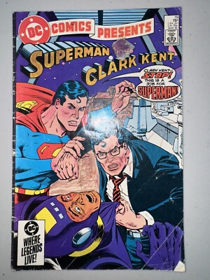 DC COMICS PRESENTS 78 (9.4) SUPERMAN CLARK KENT DC (B024) | eBay