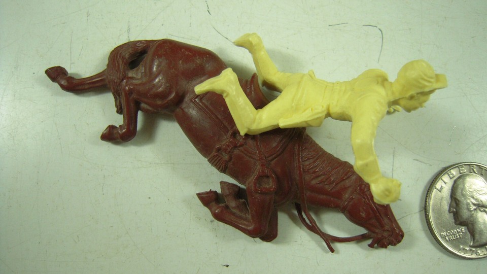 Marx Civil War Dead Horse and Rider | eBay