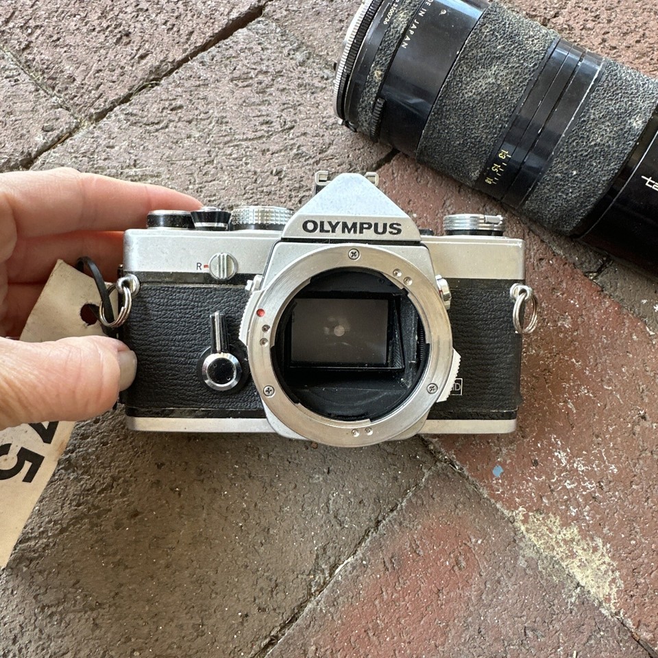 Olympus OM-1N 35mm SLR Film Camera And Tamron Lens Zoom Macro 85~210mm ...