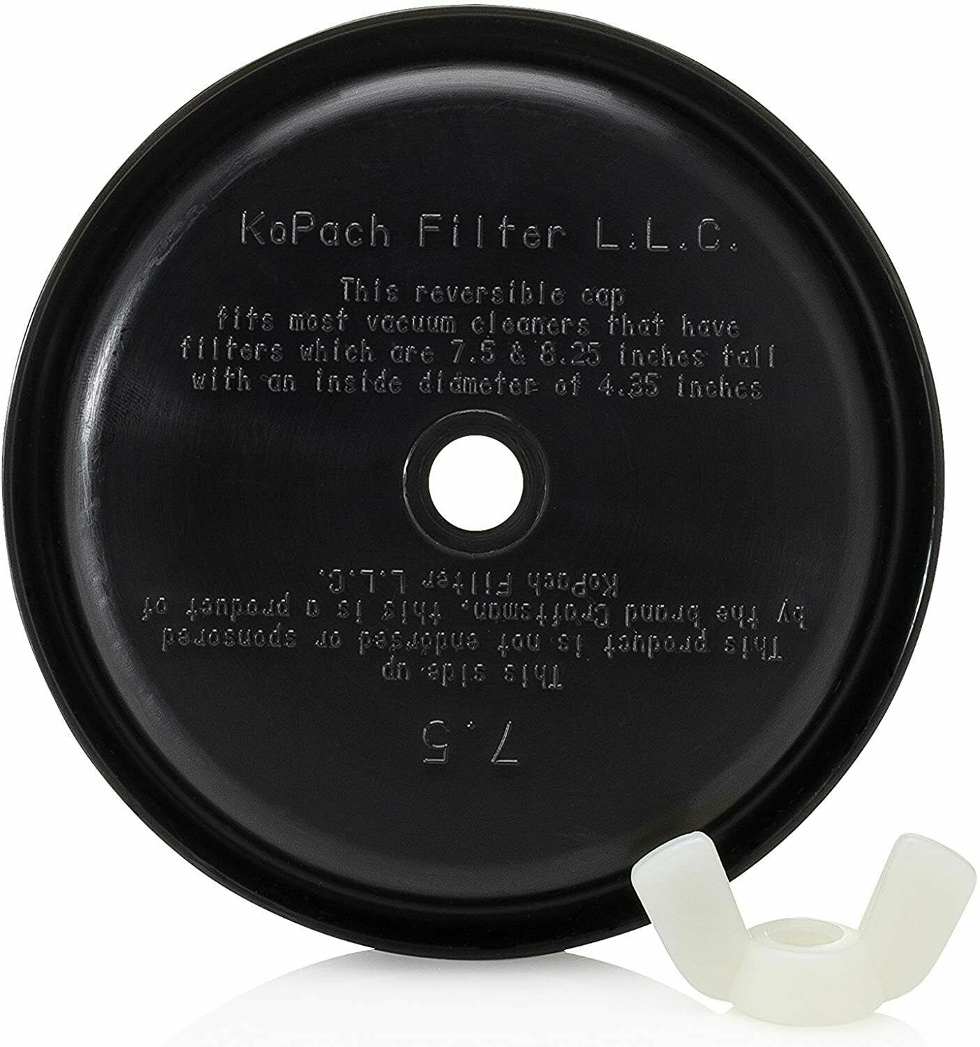 For Shop Vac Filter Cap & Wingnut Craftsman Ridgid 5+ 6 8 12 16 gal ...