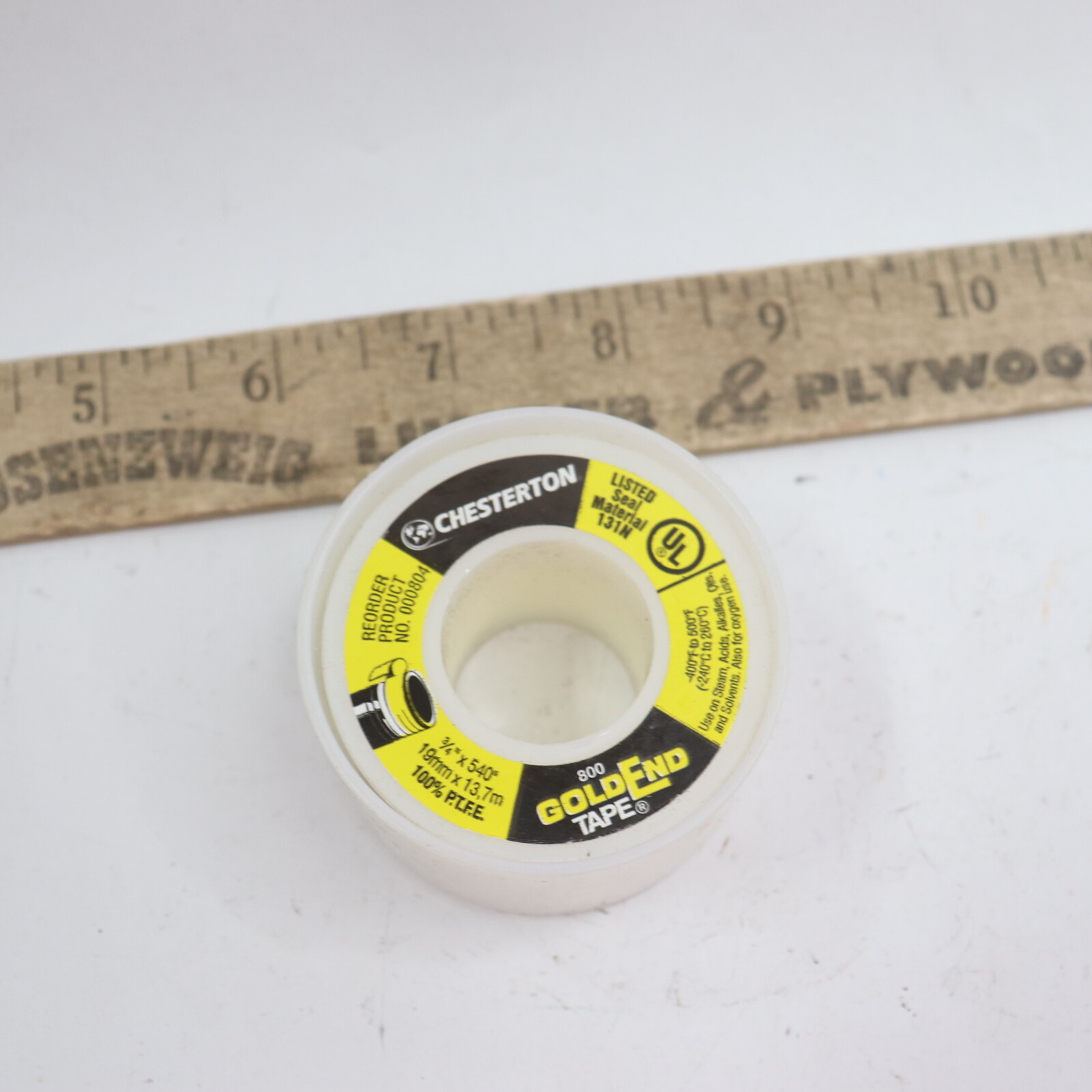 Chesterton 800 GoldEnd Tape 3/4" x 540" | eBay