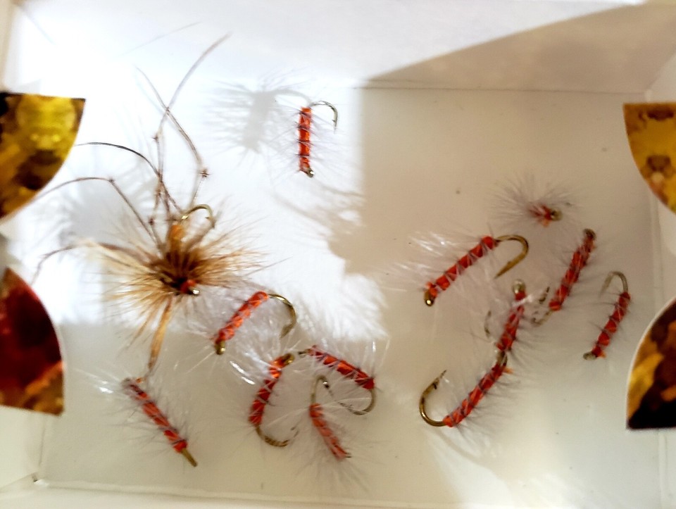 Orange Asher Fishing Flies fly lot | eBay