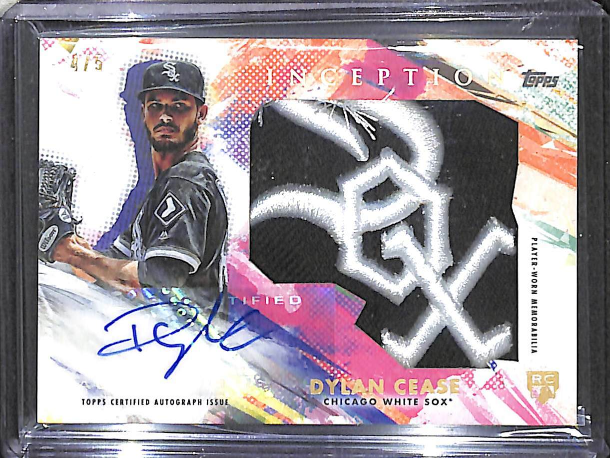 2020 Topps Inception Hat Patch Rookie Autograph #IAH-DC Dylan Cease No ...