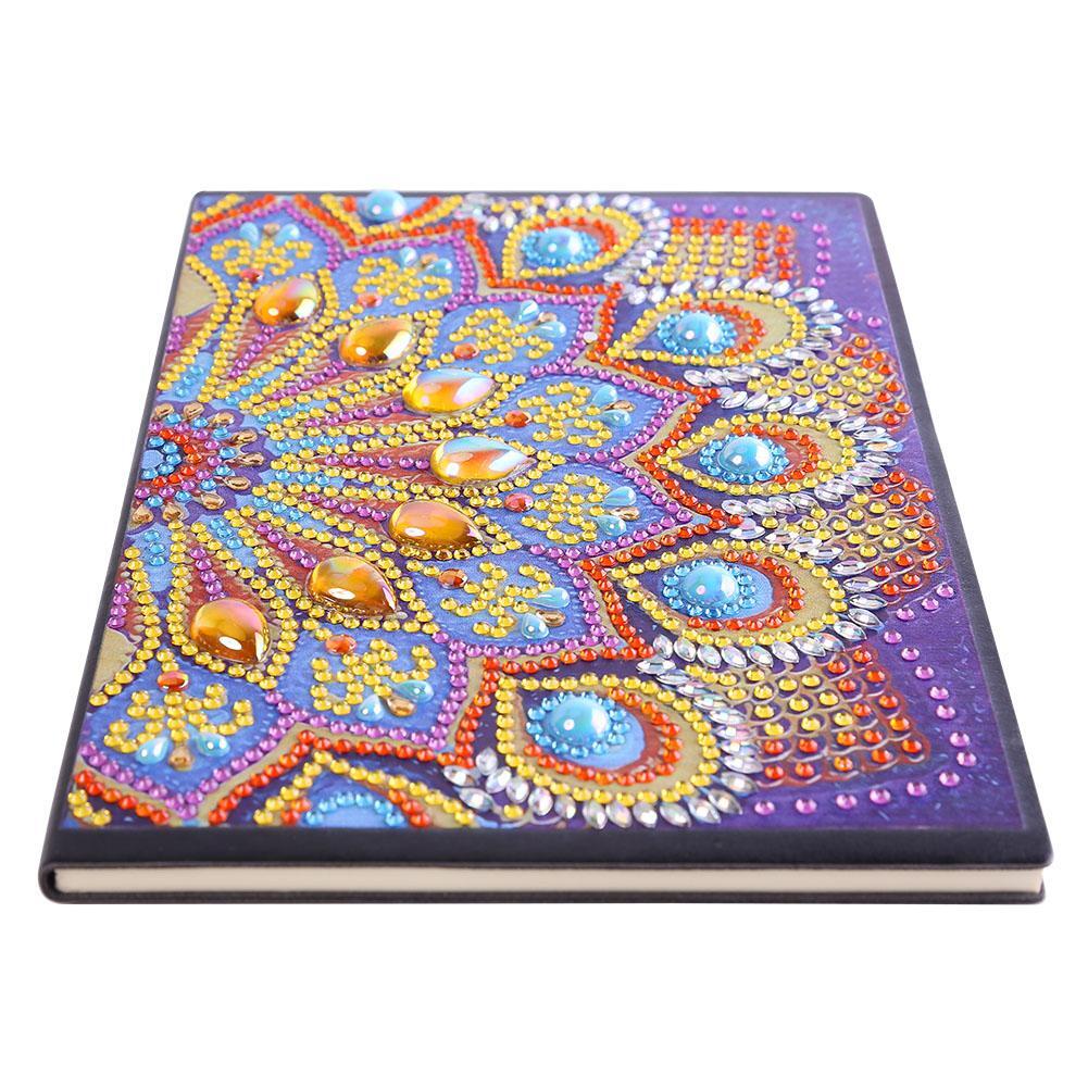 DIY Mandala Special Shaped Diamond Painting 50 Pages A5 Notebook ...
