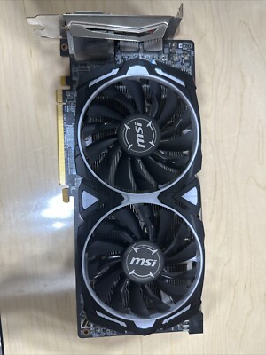 MSI Radeon RX 580 8GB GDDR5 Graphics Card (RX580 ARMOR 8G OC) Never ...