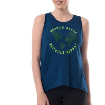 Athletic Works "REDUCE, REUSE, RECYCLE, REPEAT " Tank Top Size M L XL ...