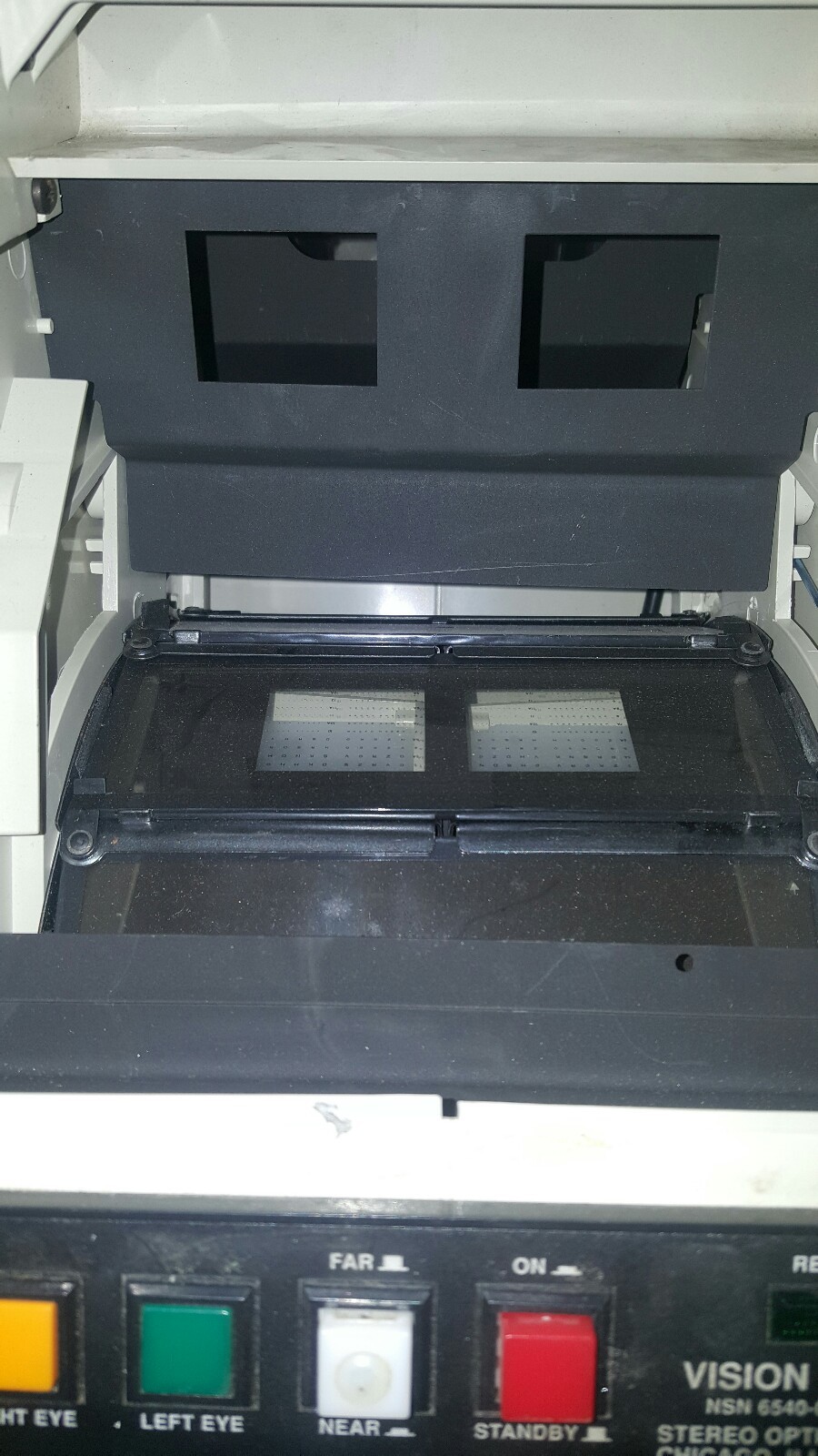 Optec 2300 Stereo Optical Company Vision Tester For Parts | eBay