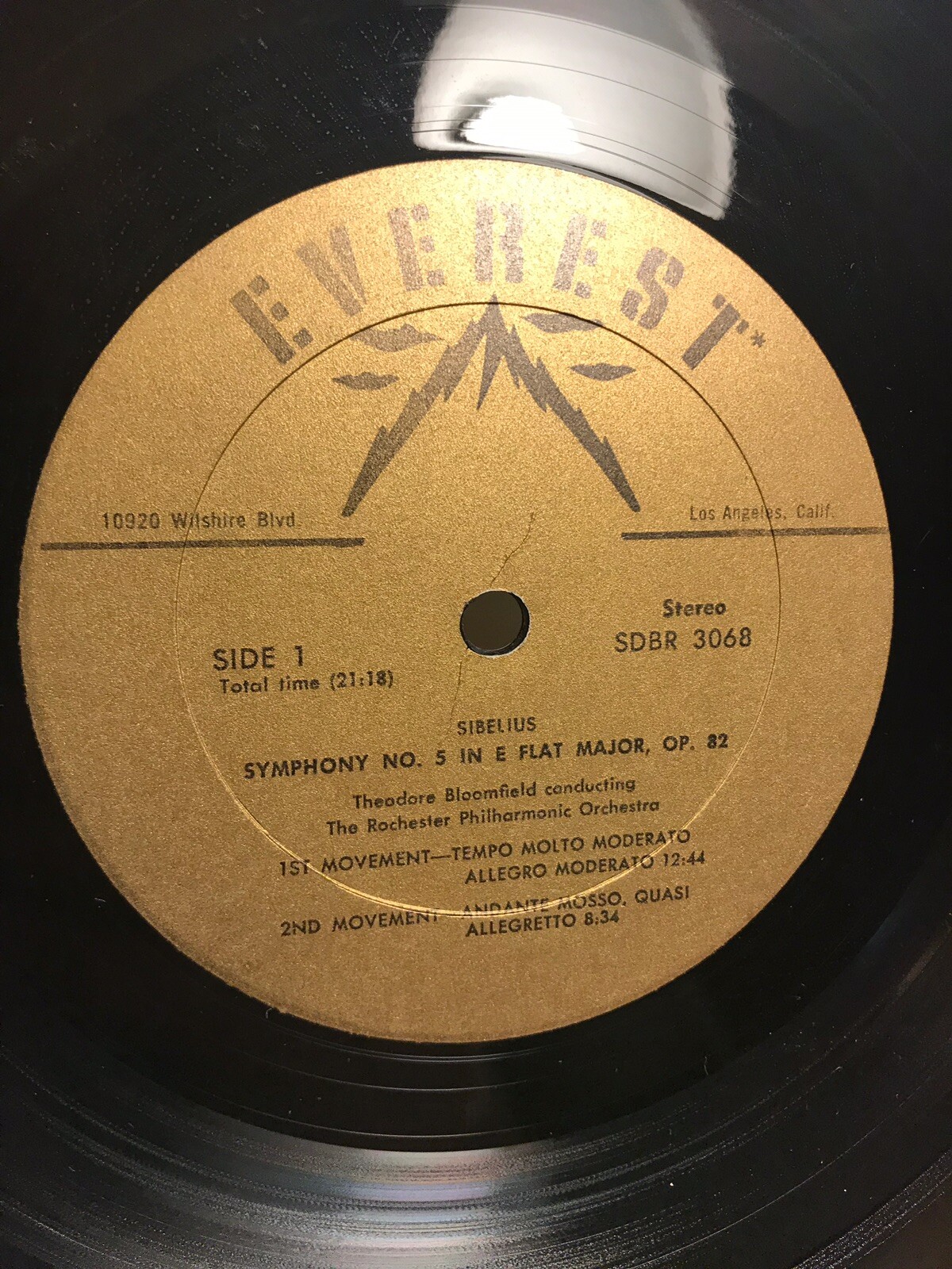 Sibelius Theodore Bloomfield Symphony 5 Rochester Philharmonic ...