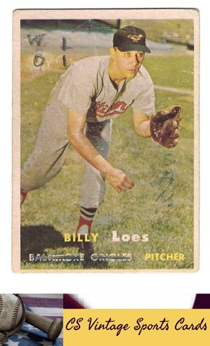 1957 Topps #244 Billy Loes (MK) | eBay