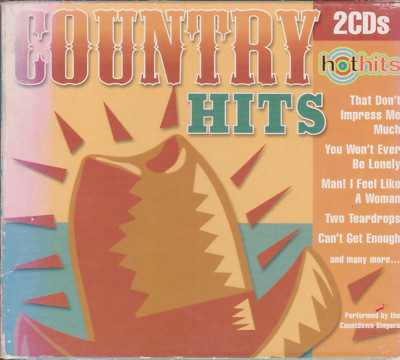 Hot Hits: Country Hits by The Countdown Singers (2 CD Set, 2002, Madacy ...