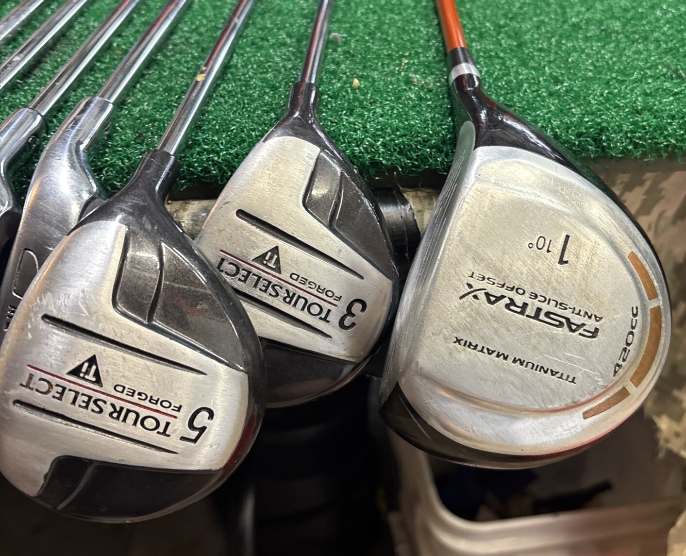 Tour Select Forged Golf Club Set. 3-PW Driver-3/5 Woods. Nice Low Cost ...
