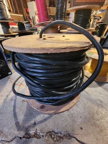 Full Spool 14 AWG 9 Conductor XLP PVC Control Tray Cable 600V Black ...