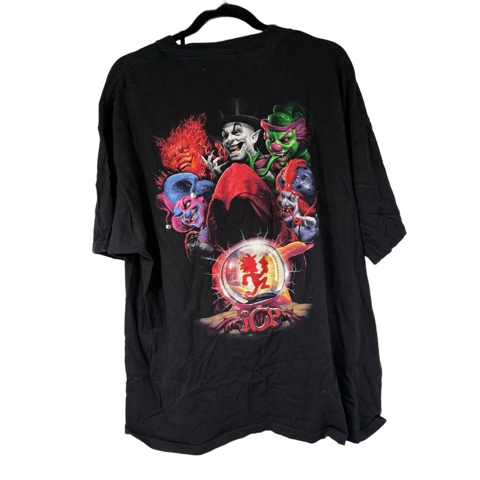 ICP Men’s 2X Black Graphic Insane Clown Posse Bold Concert Streetwear ...