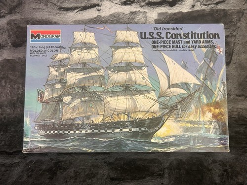 Monogram Model Kit Ship USS Constitution 3501 Old Ironsides 16” 1:225 ...
