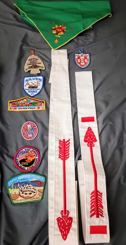 Lot Of 10 BSA Eagle Scout Rank Patch 2 Sashes Brotherhood, Order Of The ...