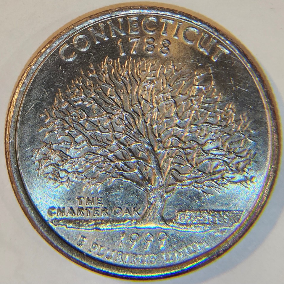1999 P Connecticut State Quarter Great Condition | eBay