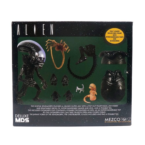 Mezco Toyz Designer Series MDS Alien Xenomorph Facehugger Deluxe 6" IN ...