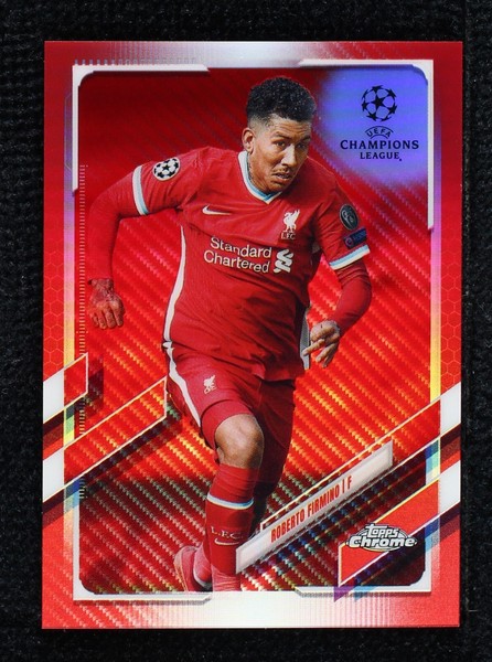 2020-21 Topps Chrome UCL - Red Carbon Fiber Refractor #33 Roberto ...