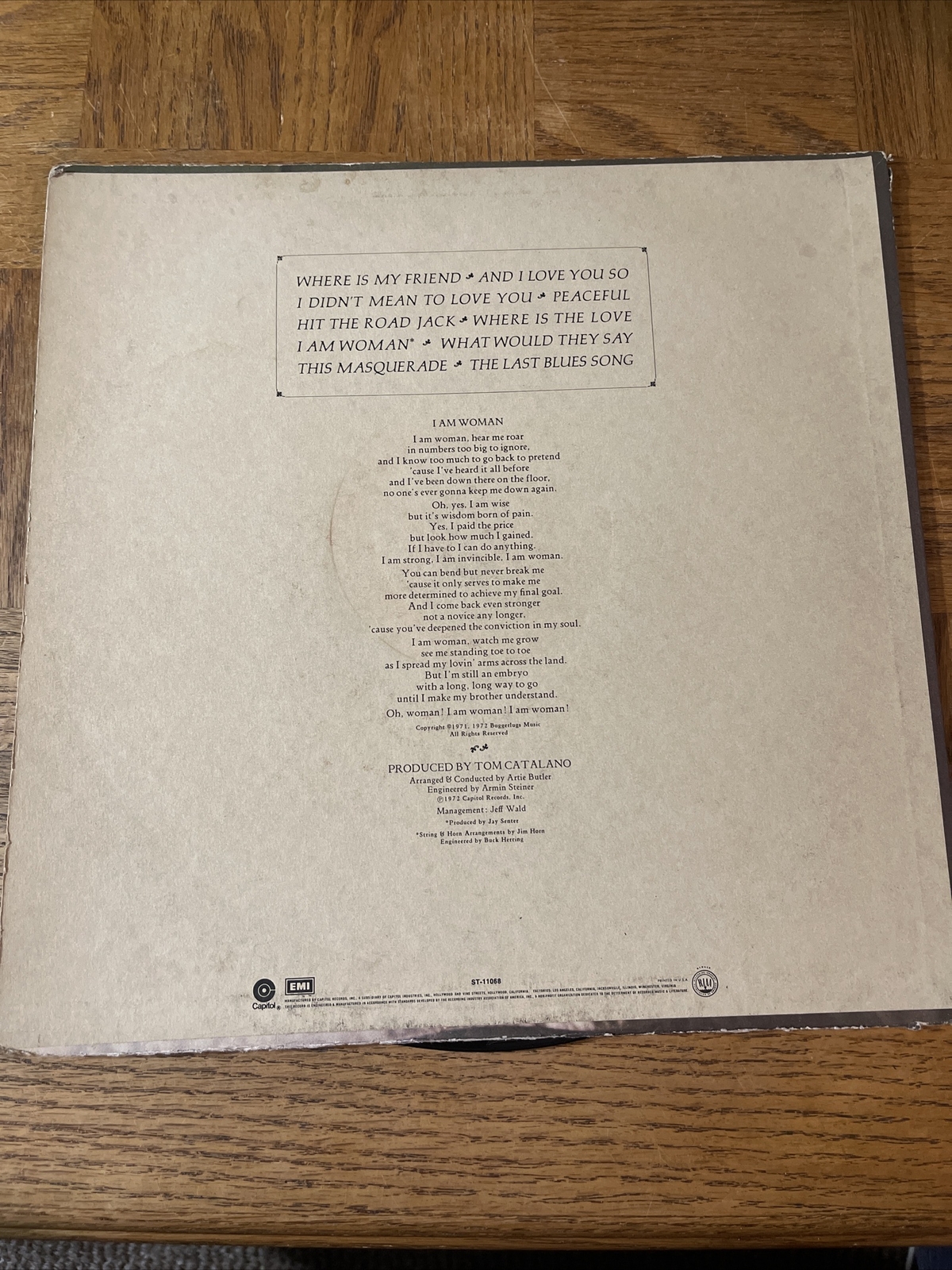 Helen Reddy I Am Woman Album | eBay