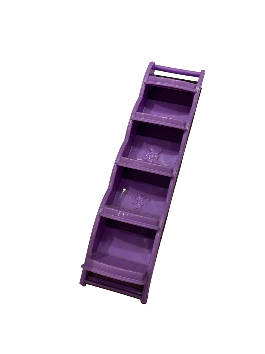 Purple Ladder Shelves