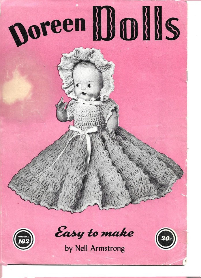 Vintage Doreen Dolls by Nell Armstrong Vol 102 Easy to Make, 1951 | eBay