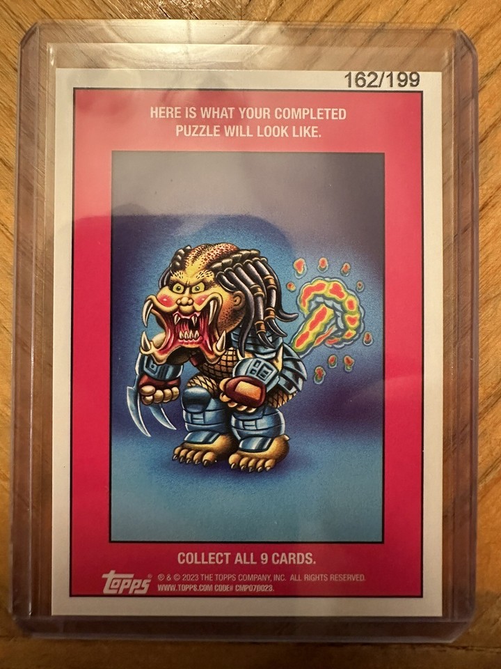 Garbage Pail Kids InterGOOlactic Mayhem 80b ROBBY RETCH Gray Parallel ...