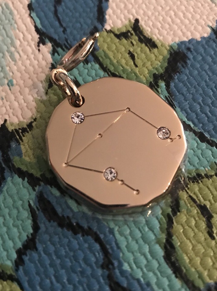 Anthropologie Zodiac LIBRA Decorative Charm Key Chain Book Bag Zipper ...