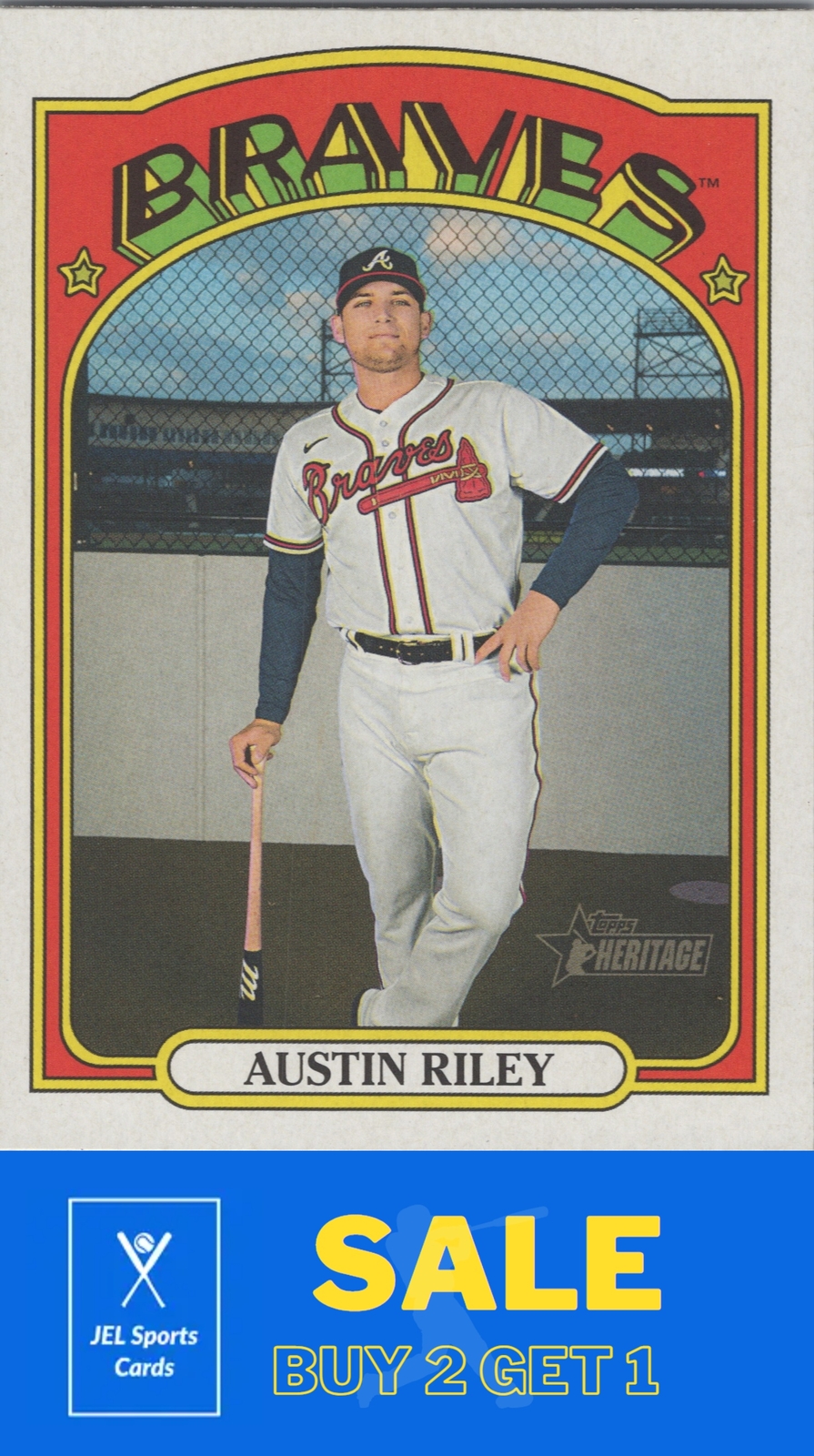 2021 Topps Heritage #226 Austin Riley | eBay