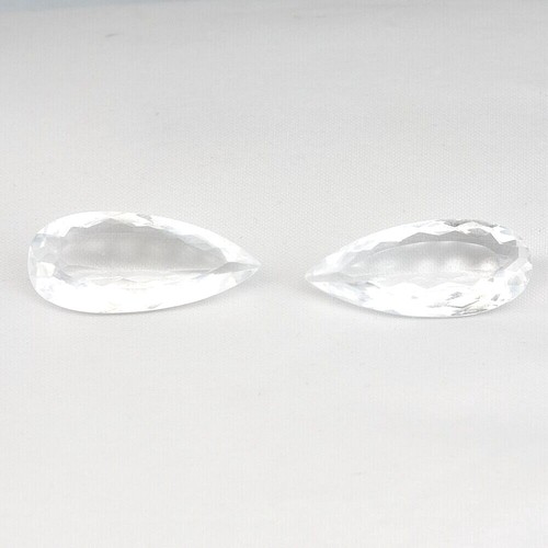 Shola Real Rare 33,87 CT Natural Colorless White Petalite Pair Top ...