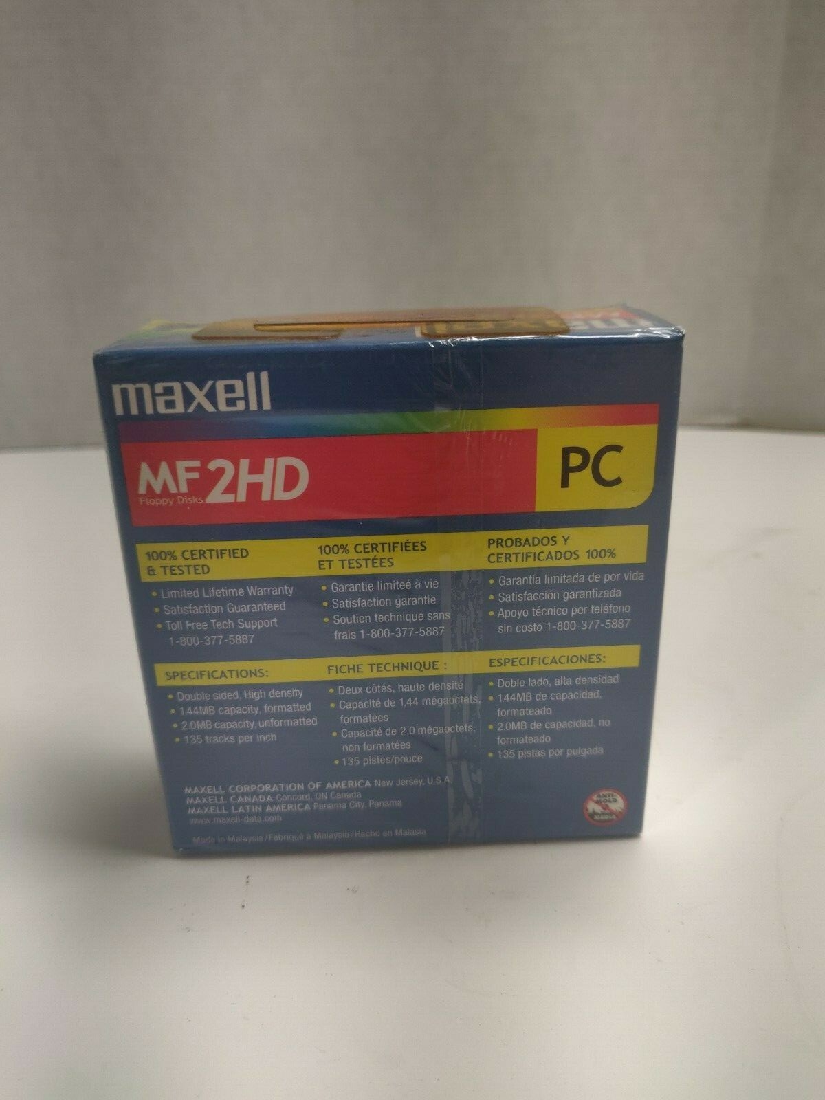 Maxell MF2HD 1.44 MB 2hd Floppy Diskettes 20 High Density PC Disks ...